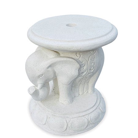 Bali Elephant Parasol Base With Drinks Table | KNOTS